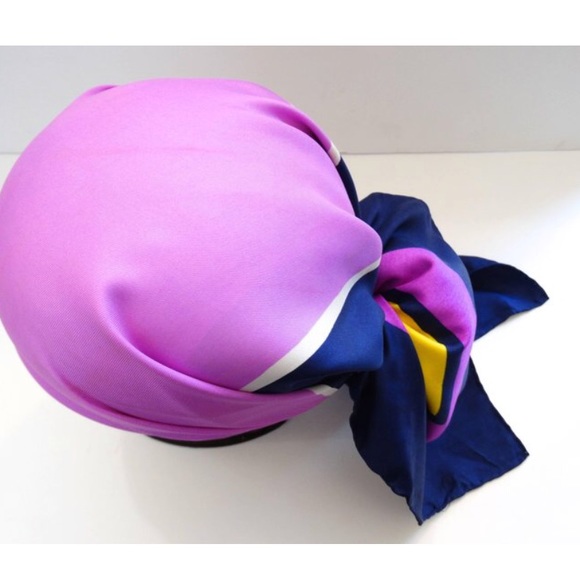 Yves Saint Laurent | Accessories | Ysl Vintage Color Block Silk Scarf ...